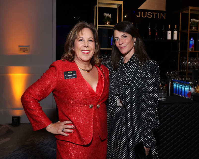 Academy governor Hillary Bibicoff and Academy Secretary Allison Binder ...