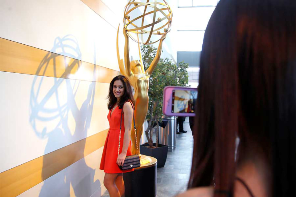 Neda Davarpanah at the 37th College Television Awards at the Skirball ...