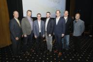 From left to right, Bob Cook, chairman of the Television Academy ...