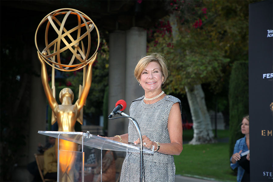 Barbara Bundy, Director of FIDM, speaks at the 11th annual “Art of ...