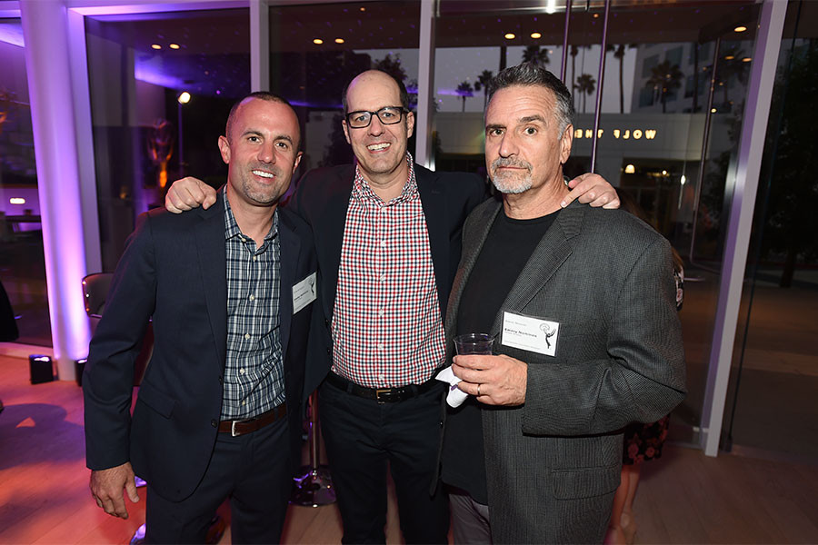 Chris Arrington, Jim Armogida and Steve Skrovan attend the 2017 ...