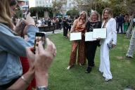 Costume designers Heather Pain, Lori DeLaap, and Allyson B. Fanger of ...