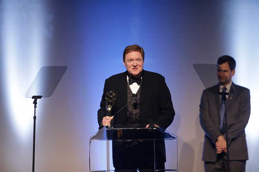 Stephen Balogh of Intel at the 66th Engineering Emmy awards In Las ...