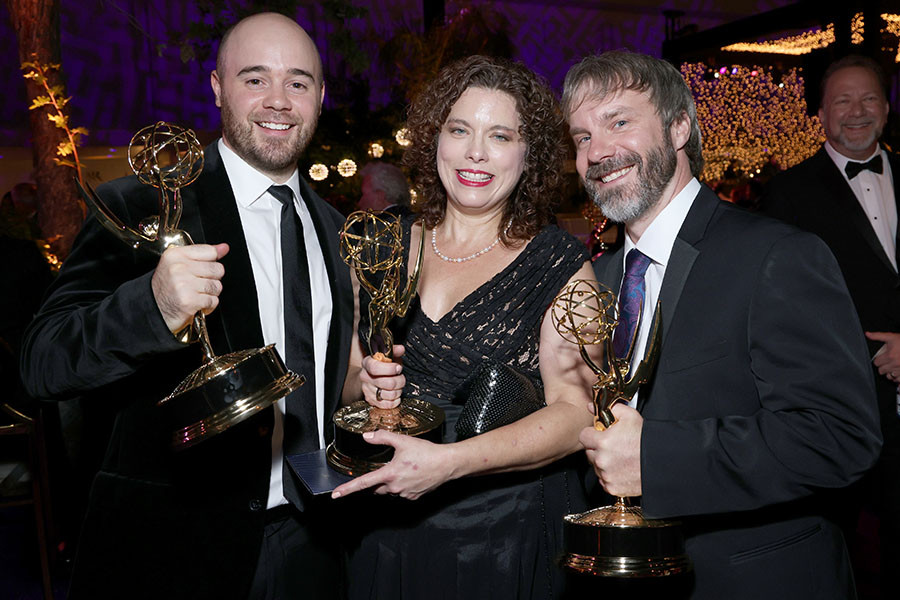 Ian Chase, Vanessa Lapato and Joel Raabe of Moon Knight at the ...