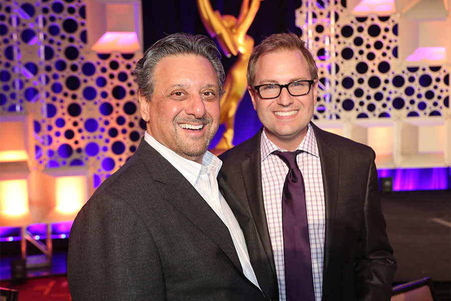 Television Academy Chairman and CEO Frank Scherma and Television ...