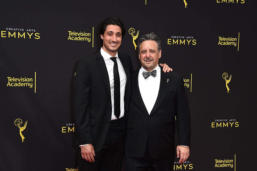 Frank Scherma and son, Nick Scherma on the Red Carpet at the 2019 ...