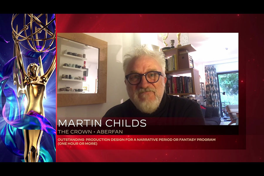 Martin Childs accepts the award for Outstanding Production Design For A ...