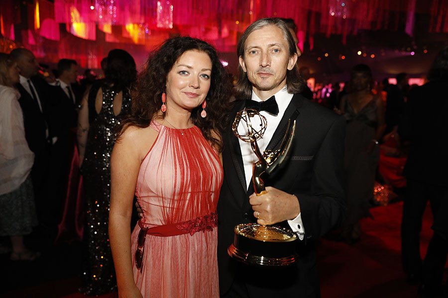 Gemma Hill and Ronan Hill at the 2019 Creative Arts Ball. | Television ...