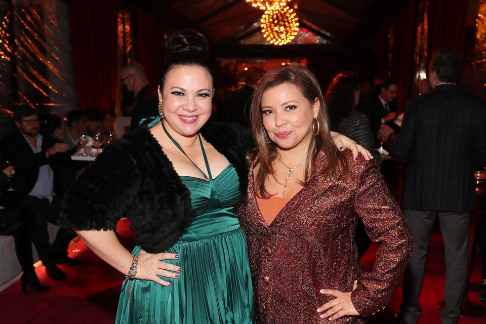 Gloria Calderón Kellett and Justina Machado at the Hall of Fame ...