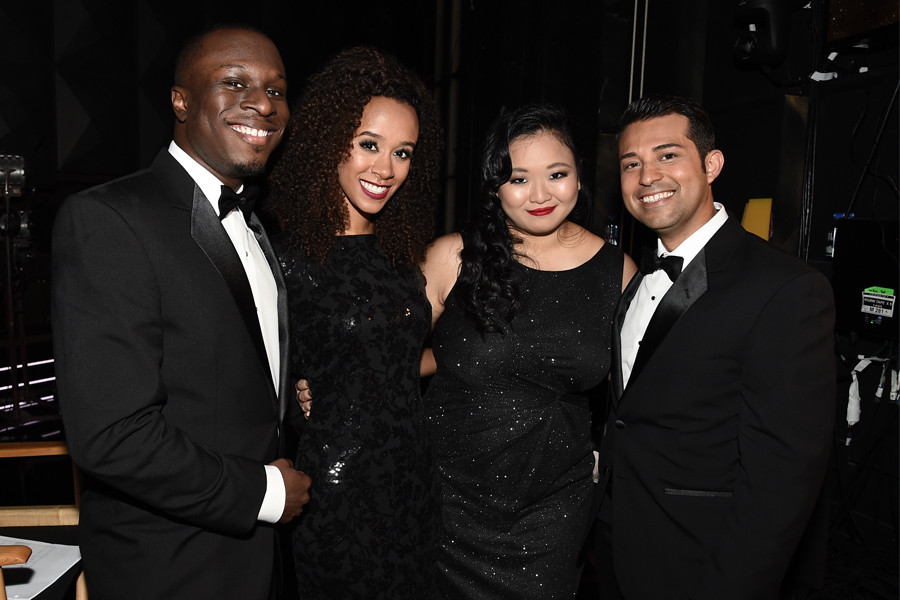 Left to Right: DeAndre Allen-Toole, Sidne Phillips, Jasmyne Foo and ...