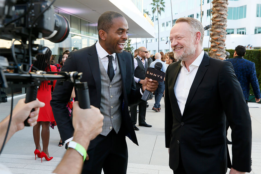 Jared Harris is interviewed by Albert Lawrence at the Performers Peer ...
