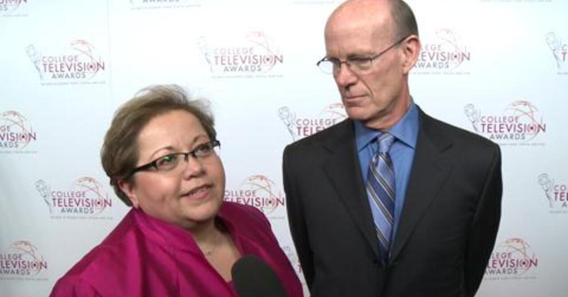 Norma Pichardo and Jerry Petry : 34th College Television Awards ...