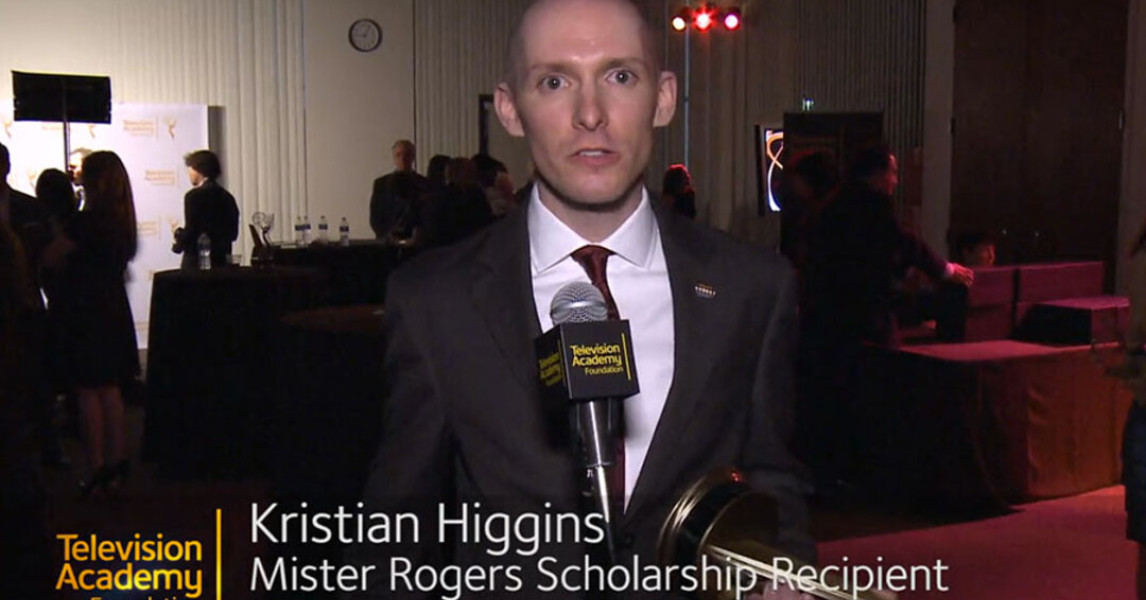College Television Awards Thank You Cam: Kristian Higgins | Television ...