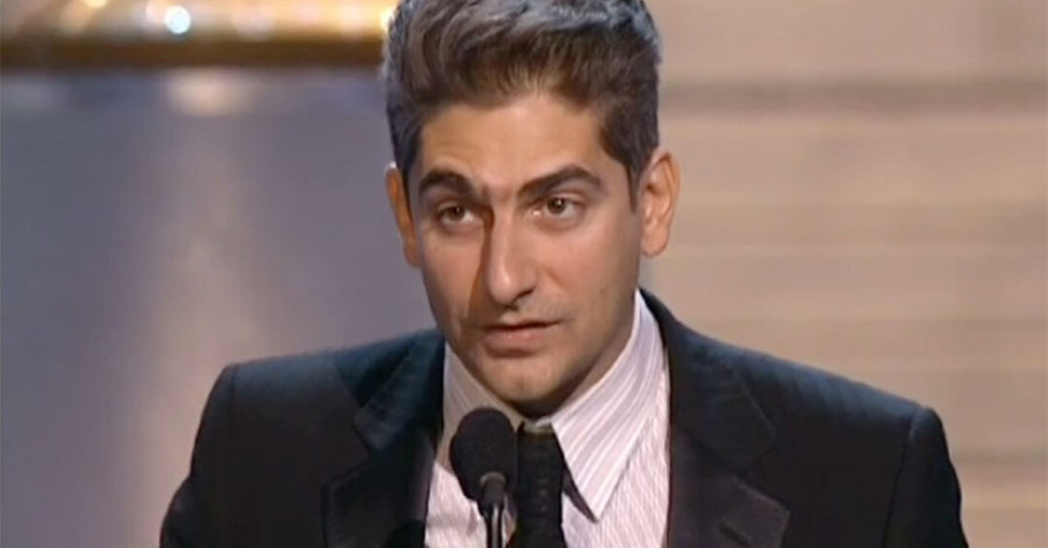 Michael Imperioli accepts the Emmy for Supporting Actor in a Drama ...