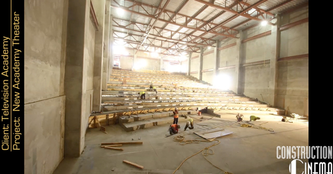 New Destination - Construction: Theater Build | Television Academy