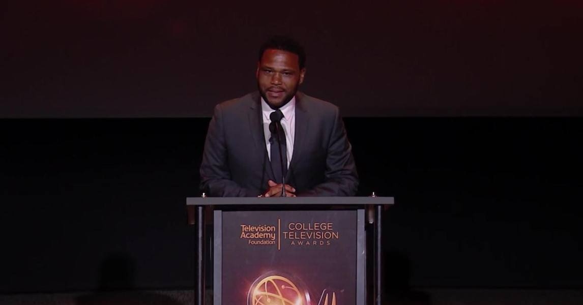 38th College Television Awards: Host Anthony Anderson Closes the Show ...
