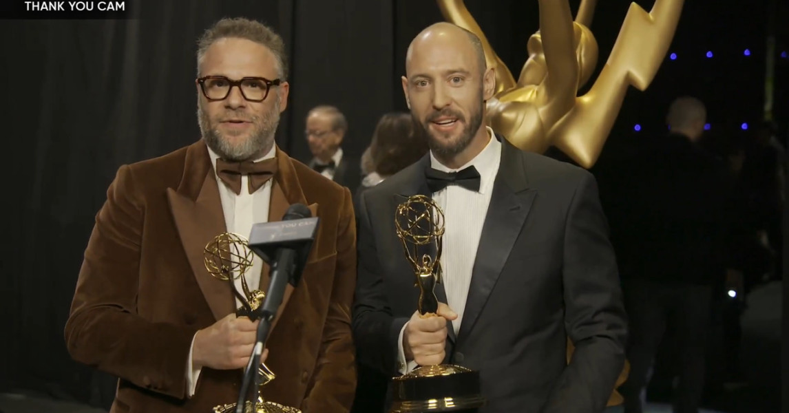 Seth Rogen and Evan Goldberg: 77th Emmy Awards Thank You Cam | Television Academy
